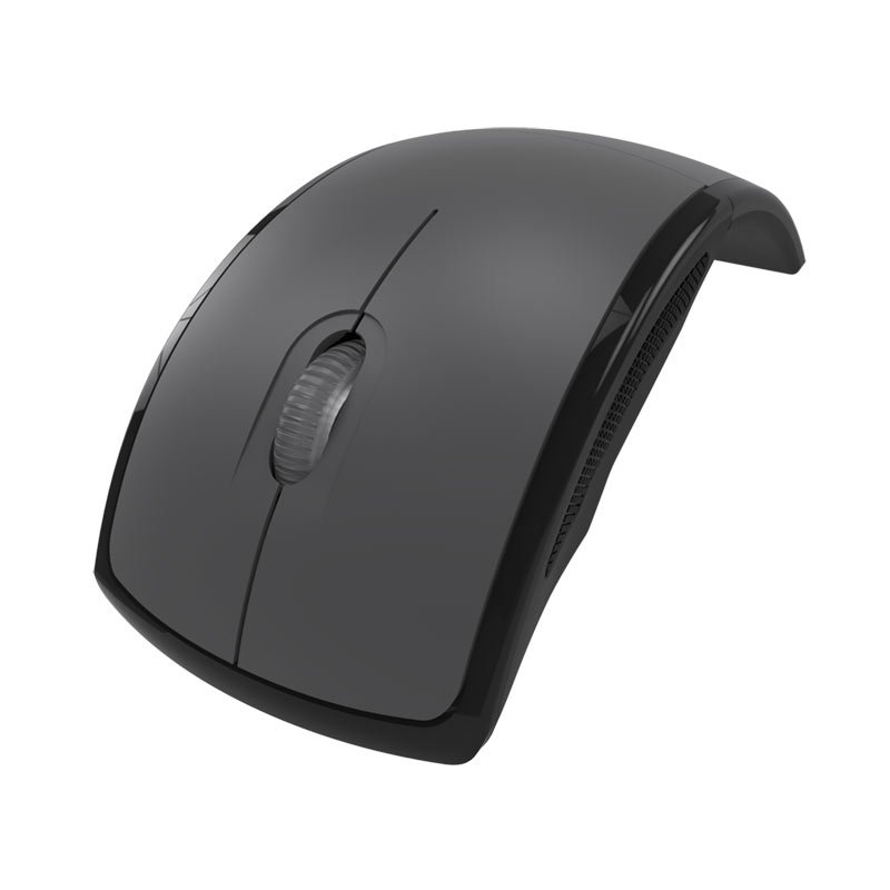 Mouse Klip Xtreme Inalambrico Plegable Usb - Gris | Almacenes Boyacá