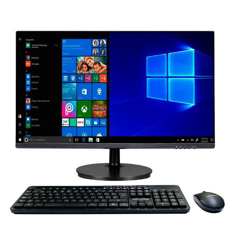 Computador Aio Xtratech Ci7-9700 3.0Ghz-8Gb-1Tb-No Dvd-Negra-23.8"Fhd ...