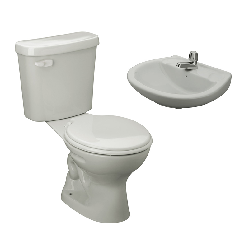 Combo Inodoro - Lavamanos Roma Blanco FV | Almacenes Boyacá