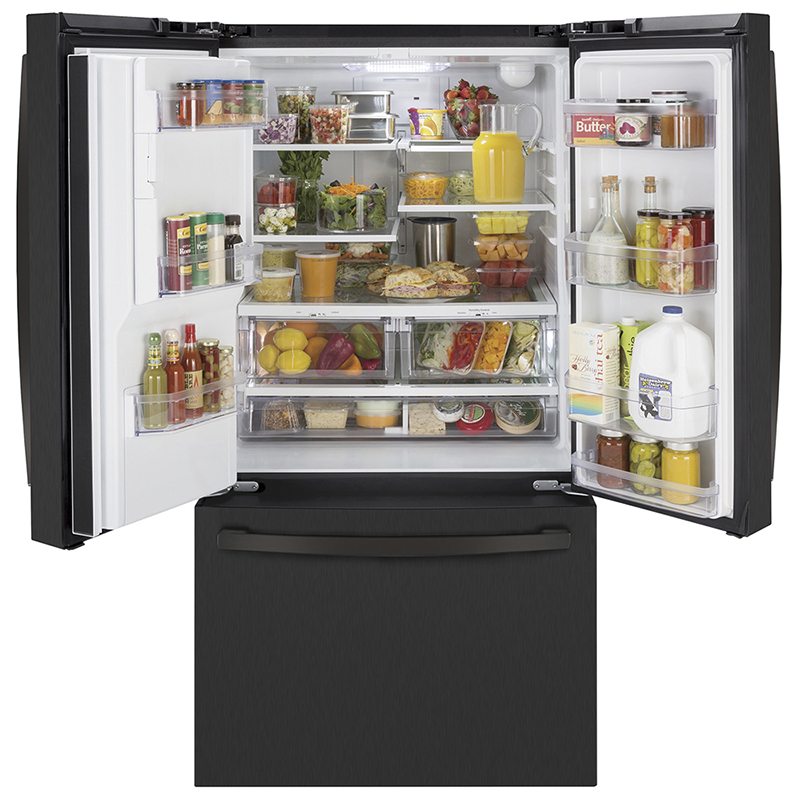 Refrigerador con Dispensador Luz LED 672L PFQ25LERCDS GE | Almacenes Boyacá