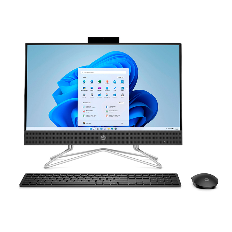 COMPUTADOR AIO HP AMD R3-3250U 2.6GHZ-8GB-256GB SSD-NEGRA-21.5"FHD-W11 ...