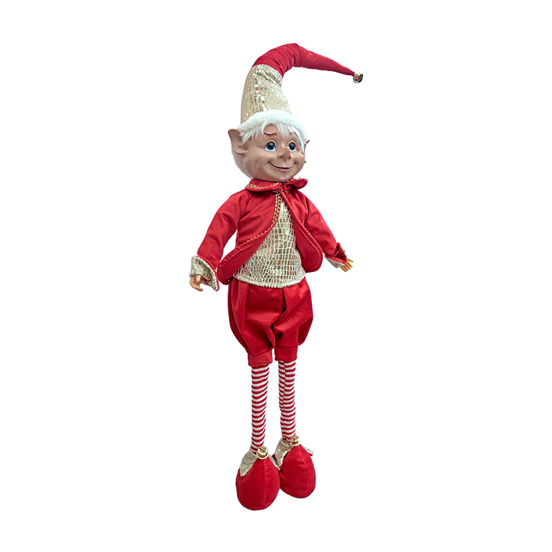 Muñeco Elf de PieTraje Rojo | Almacenes Boyacá