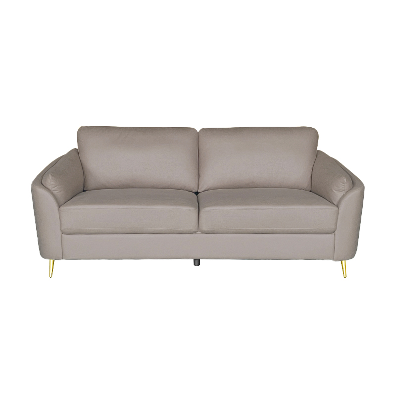 Sofá 3 Puestos Amanda Taupe | Almacenes Boyacá