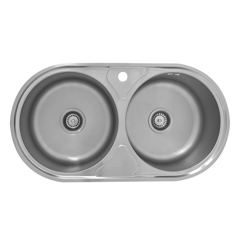 Lavacopa de Empotrar 86 x 45 2 Pozos de Acero Inoxidable Franke ...
