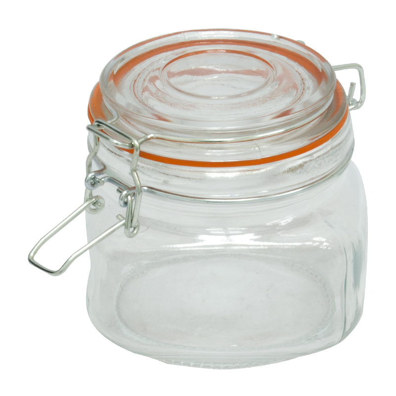 Envase de Vidrio con Tapa Hermética 400ml | Almacenes Boyacá