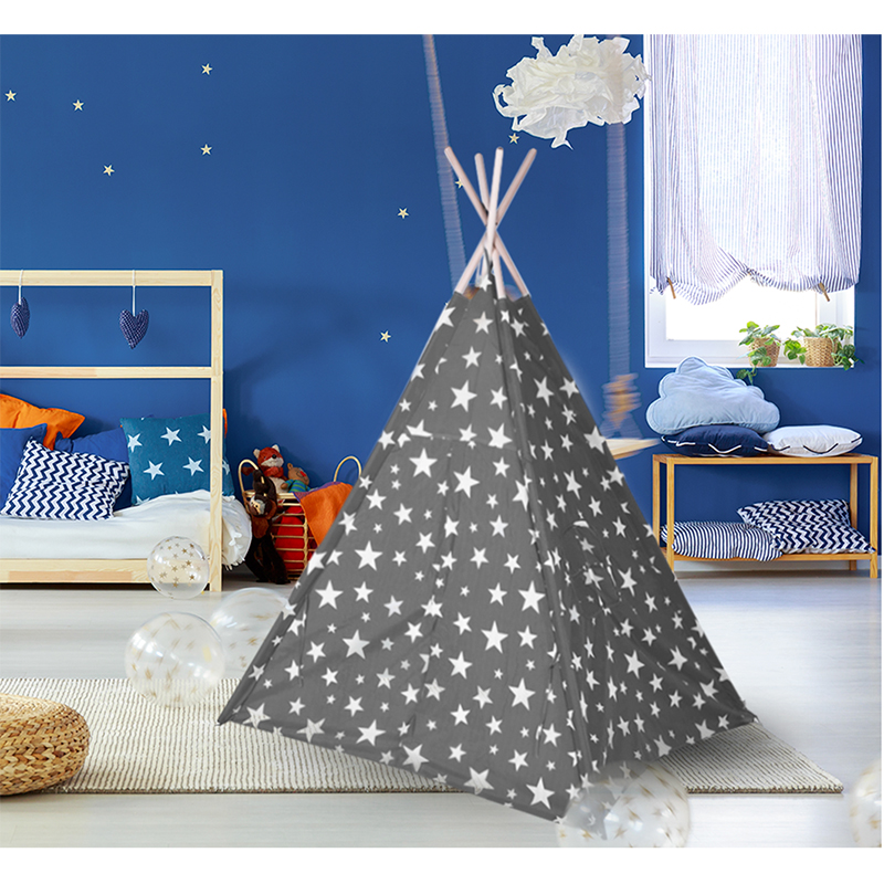 Teepe Estrella Gris para Niños 103x160cm | Almacenes Boyacá