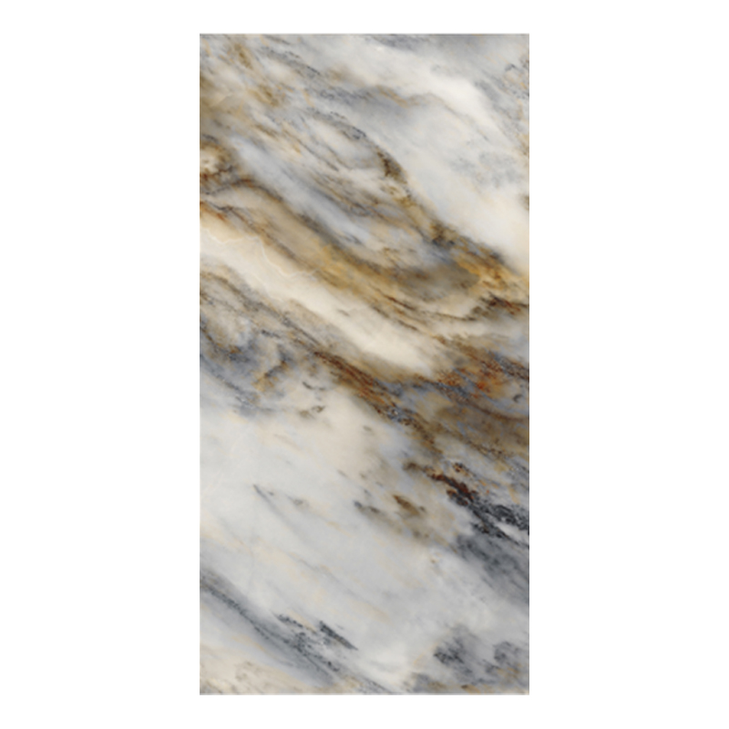 Piedra Sinterizada Breccia Café Pulido 120x240cm de 9mm (2.88 ...