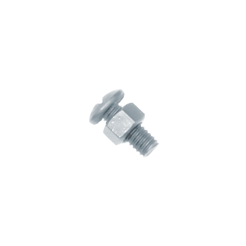 Tornillo Cabeza Redonda con Tuerca 4x10mm Galvanizado | Almacenes Boyacá