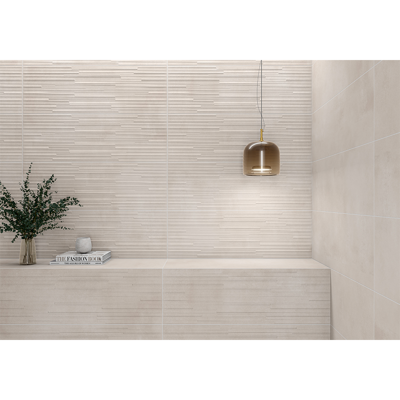 Cerámica Manhattan Sand con Relieve 30x90cm Hecha en España | Almacenes ...